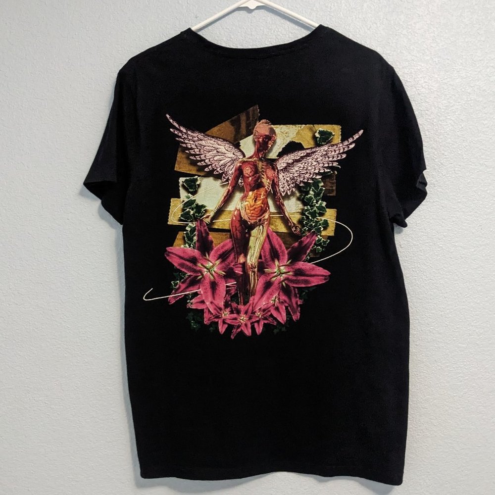 Nirvana In Utero Angel Frontandback Printed Tee Shirt Gem